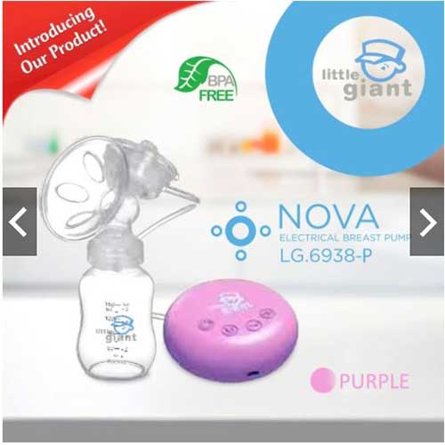 Jual Little Giant LG 6938 Breast Pump Nova Purple - Pompa Asi Termurah ...