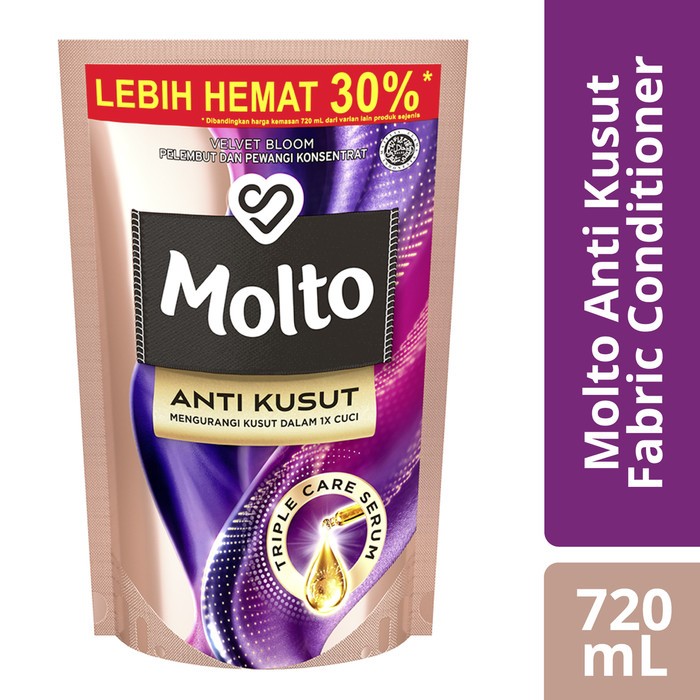 Jual Molto Anti Kusut Spray Instan Pewangi Pakaian Velvet Bloom Pouch ...