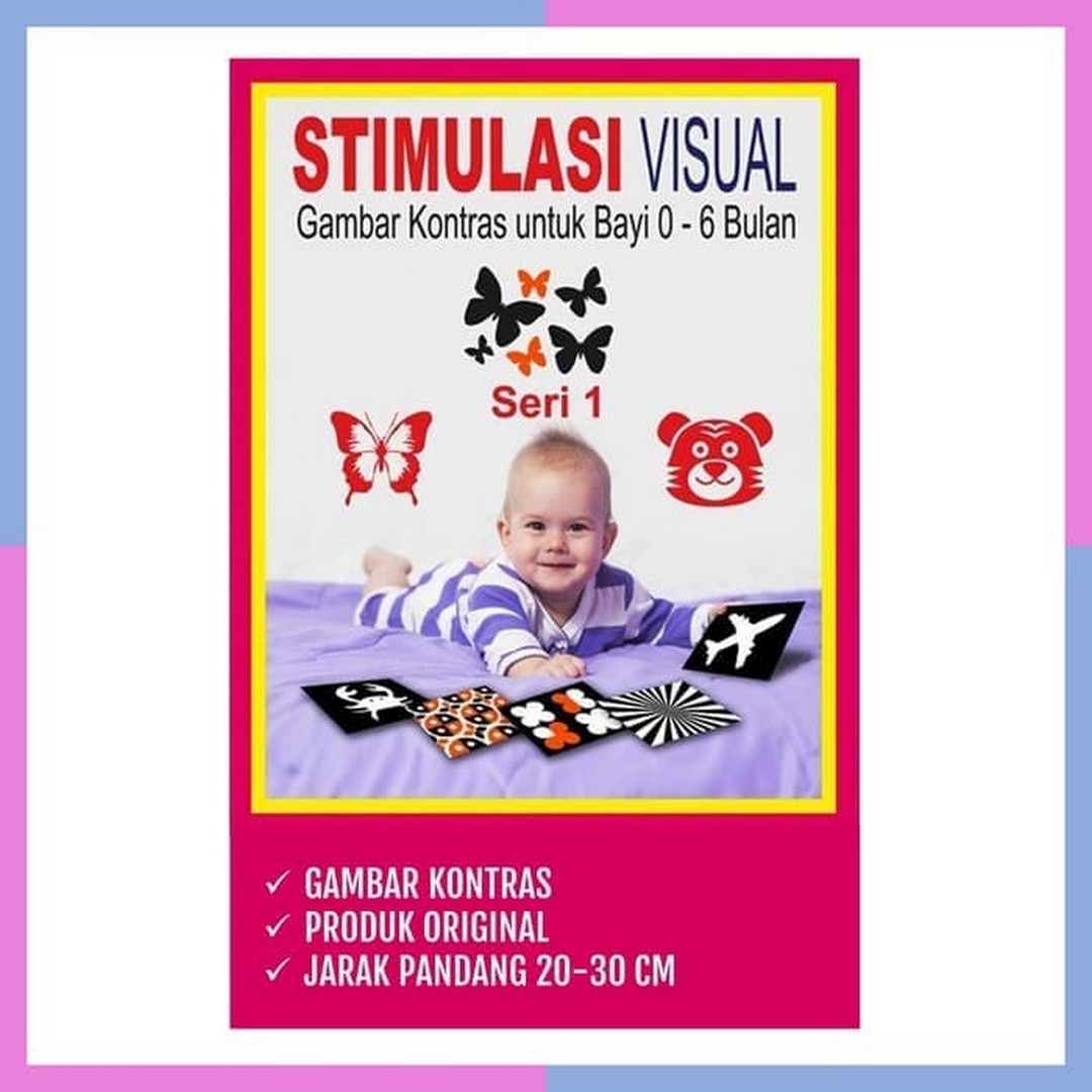 Jual Flashcard Kartu Pintar Stimulasi Visual Bayi - Mainan, Media ...