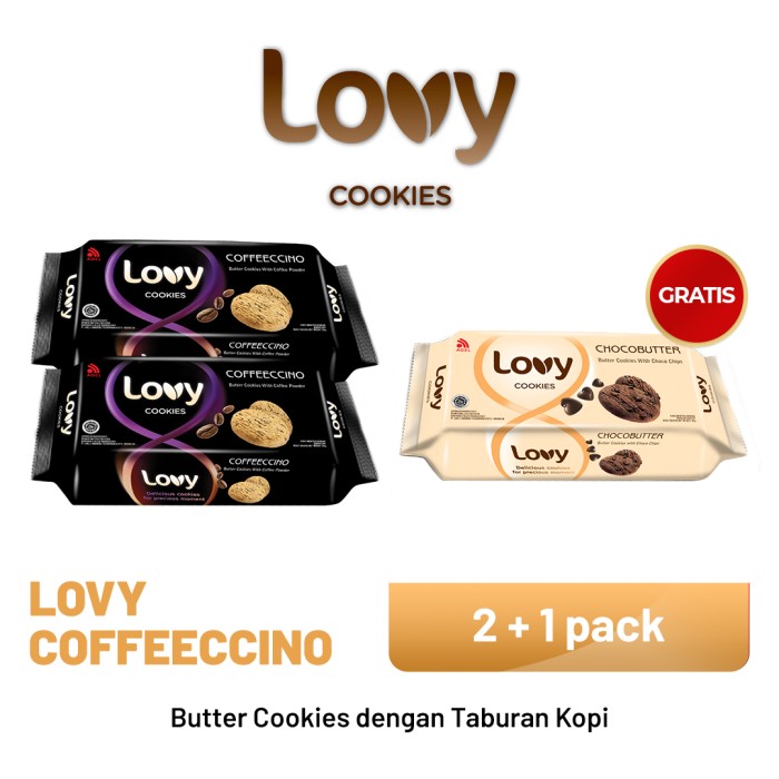 Jual Lovy Coffeeccino Buy 2 Get 1 Free Lovy Chocobutter - Bahan Makanan ...