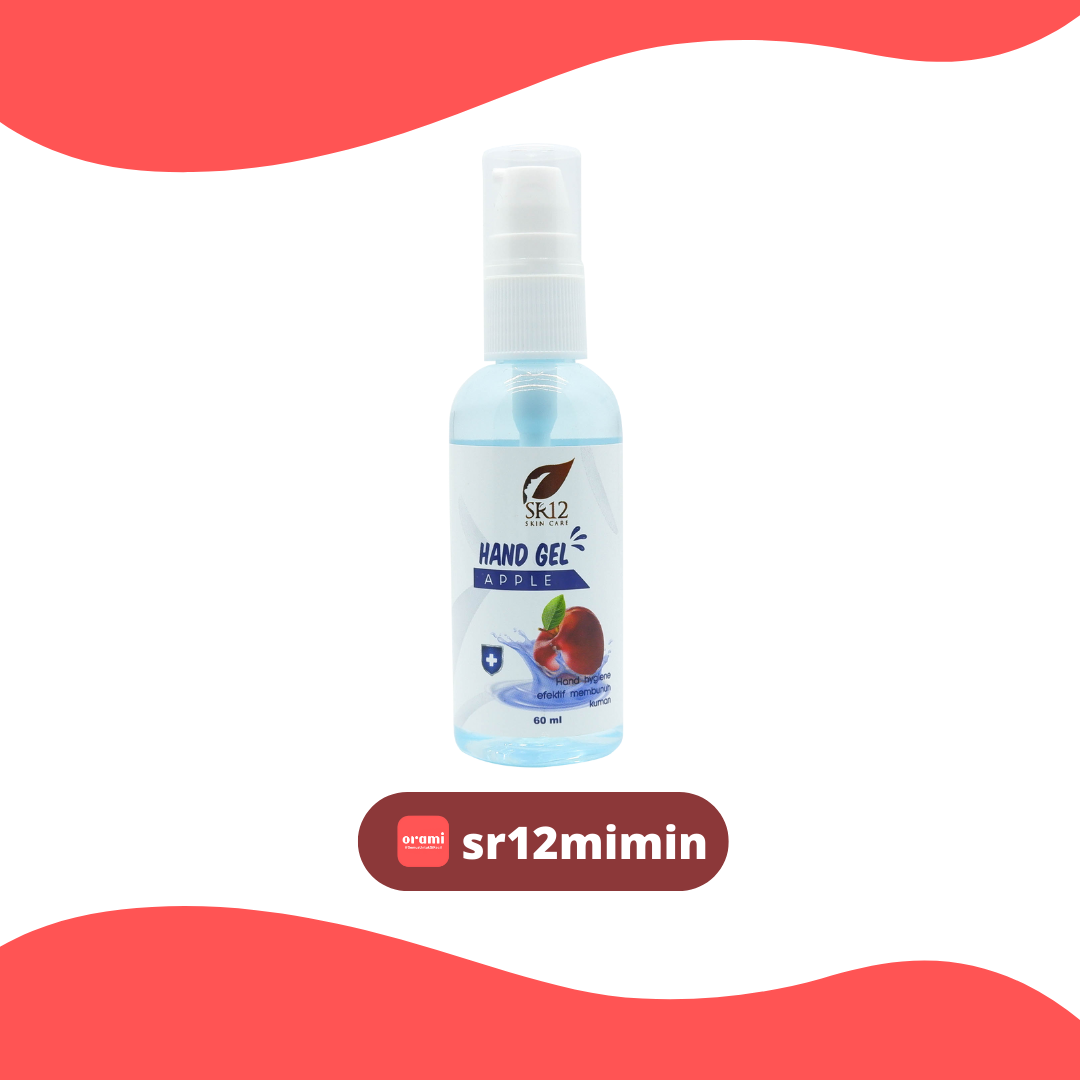 Jual SR12 HAND GEL APPLE 60ML HAND SANITIZER GEL AROMA APEL Kecantikan Termurah Harga Promo
