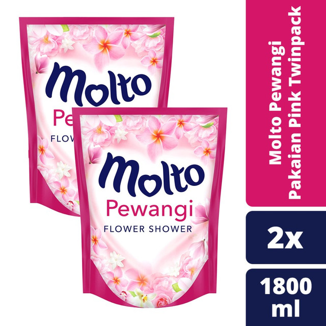 Jual Molto Pewangi Pakaian Pink 1800Ml Twinpack - Perlengkapan Kamar ...