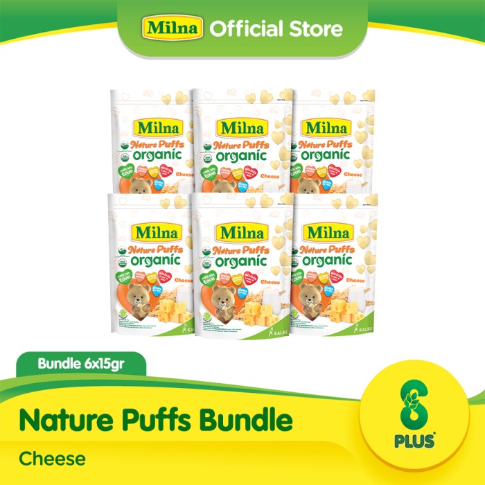 Jual Bundle 6 Milna Puffs Organic Cheese - Makanan & Minuman Bayi ...