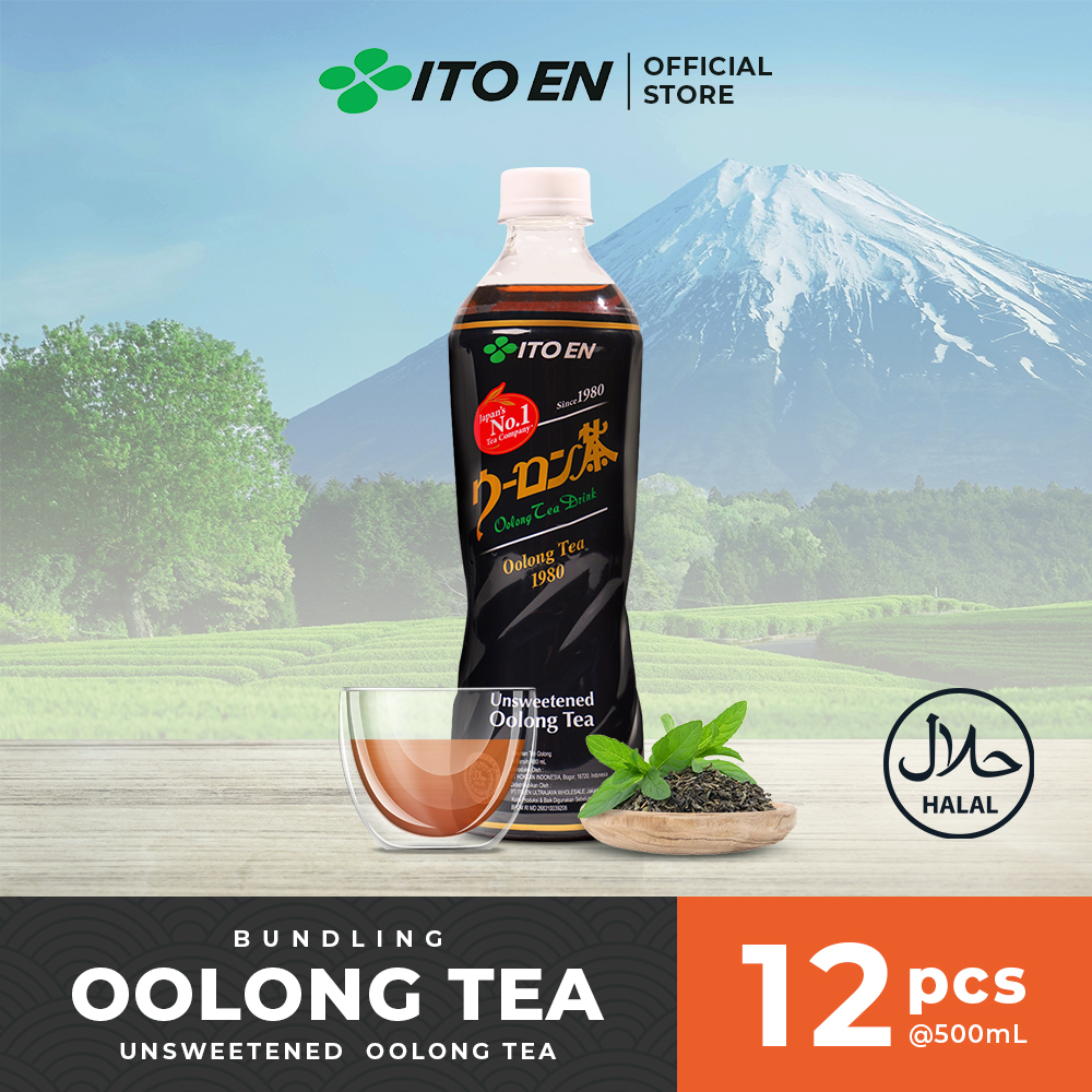 Jual ITO EN Oolong Tea No Sugar 480ml isi 12 pcs - Minuman kemasan Termurah, Harga Promo