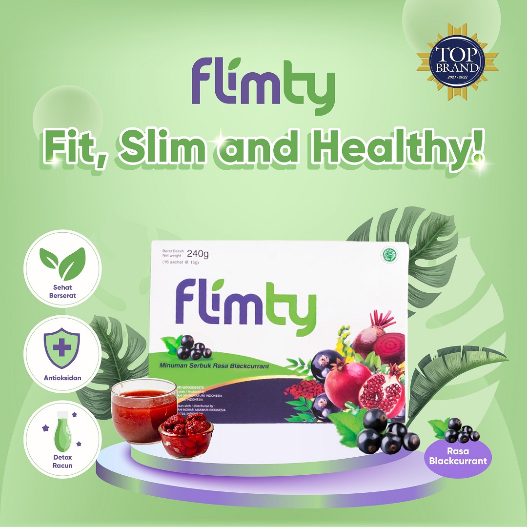 Jual Flimty Fiber - 1 Box (isi 16 sachet) Antioksidan - Blackcurrant ...