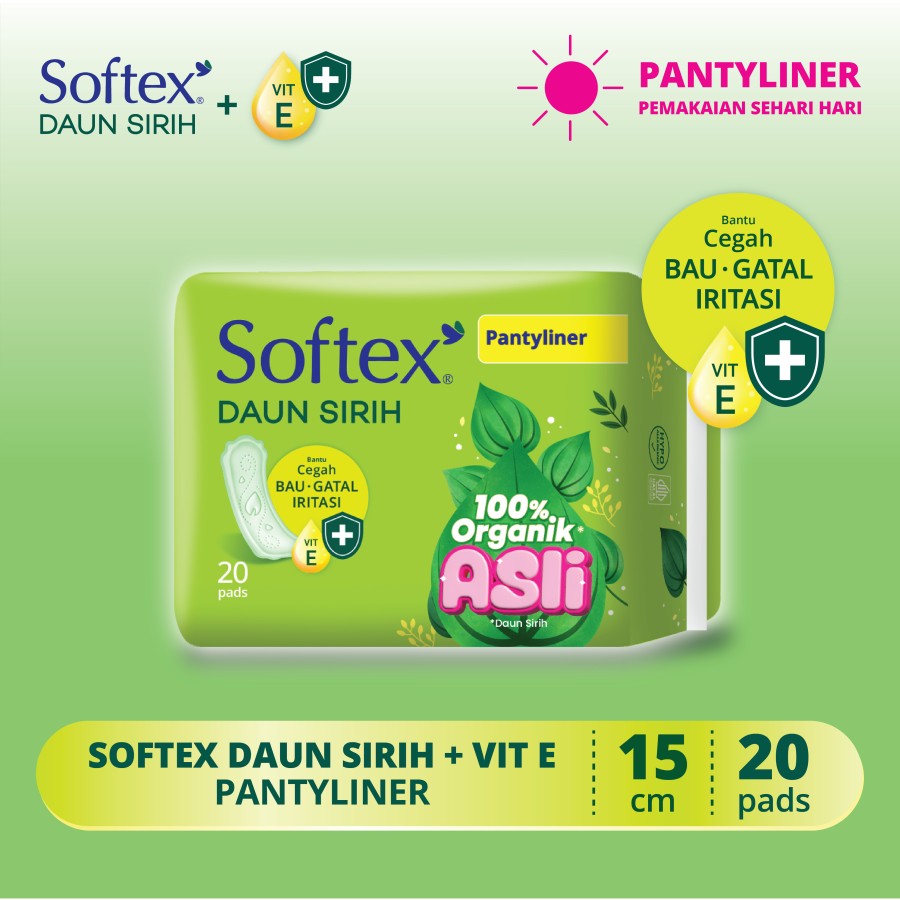 Jual Softex Daun Sirih Pliner 60x20s [SEGARI ONLY] - Kebutuhan Ibu Termurah, Harga Promo